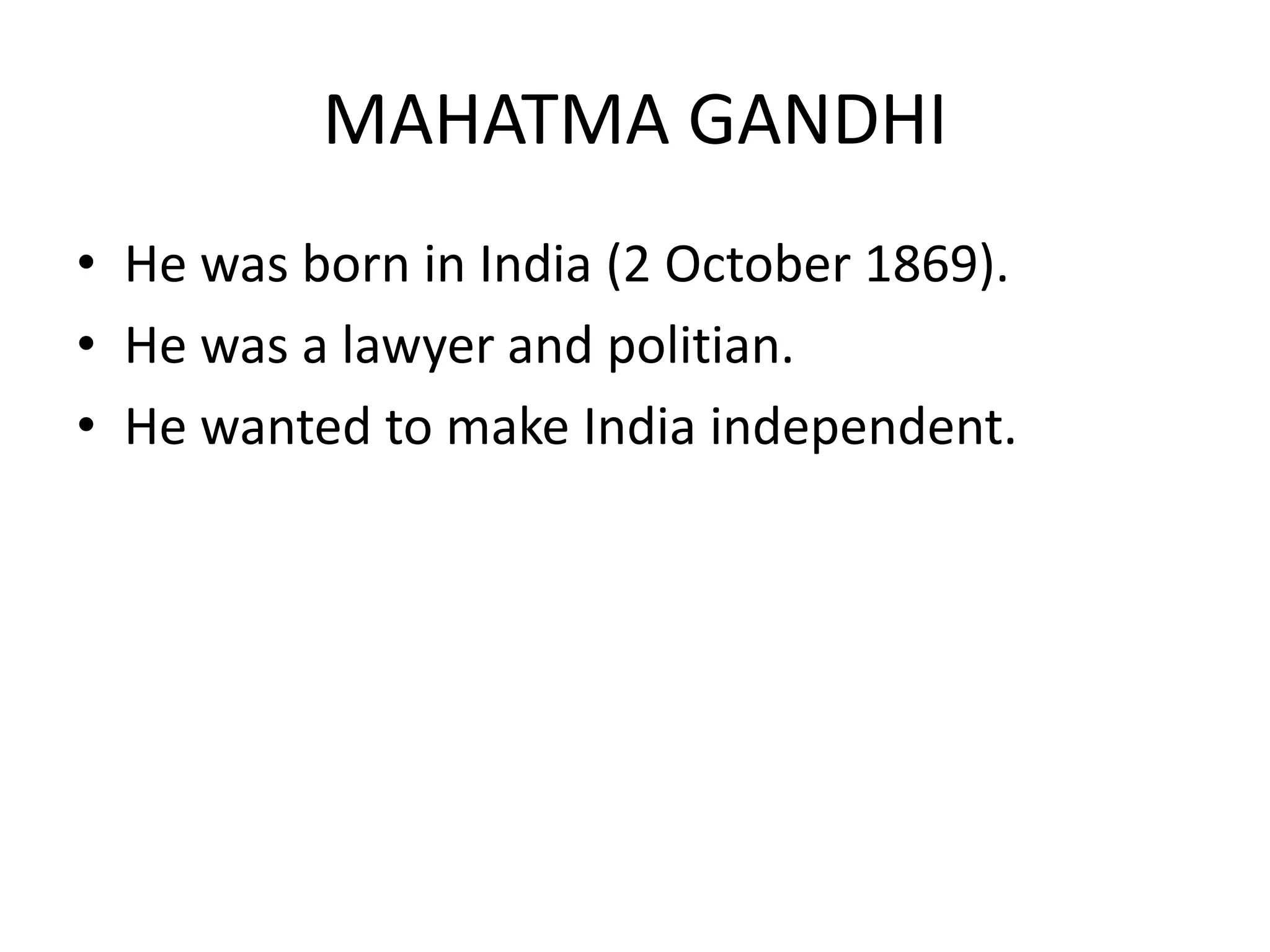 Mahatma gandhi | PPT