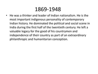 Mahatma Gandhi | PPT