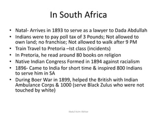 Mahatma Gandhi | PPTX
