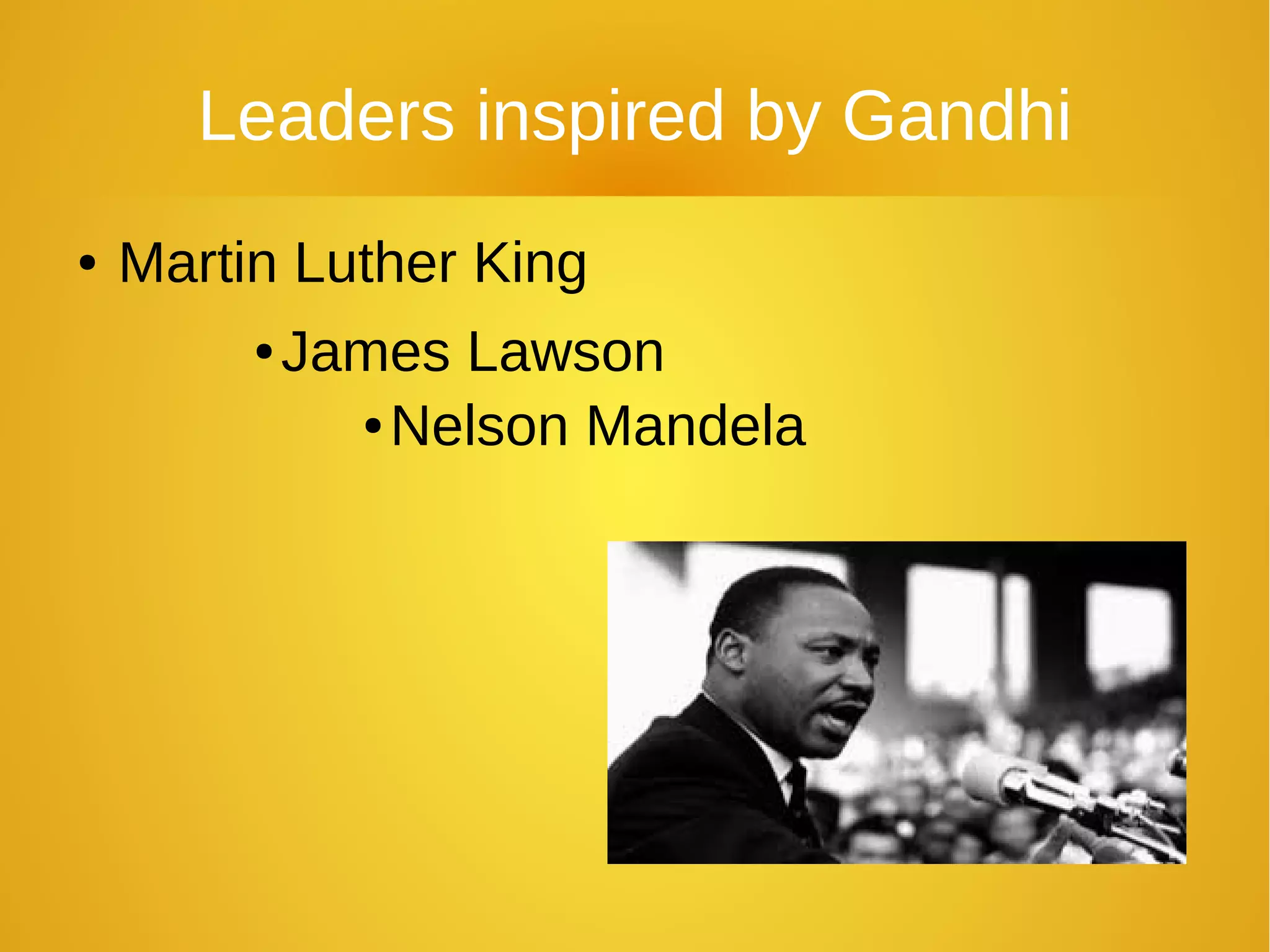 Mahatma gandhi profile of an influencial leader | ODP | Hinduism ...