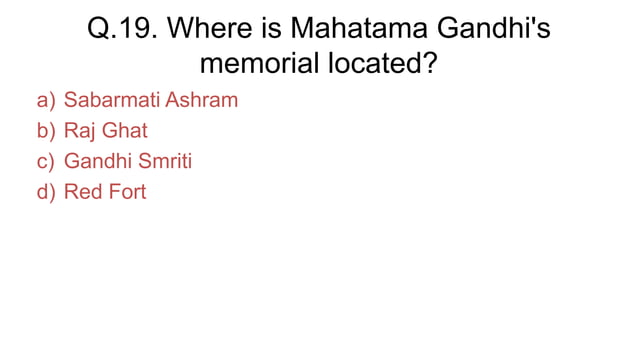 Mahatma gandhi quiz | PPT