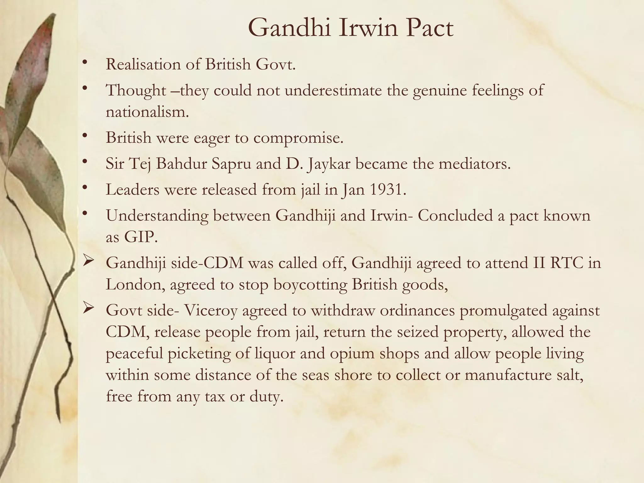 Mahatma Gandhi and National Movements | PPT