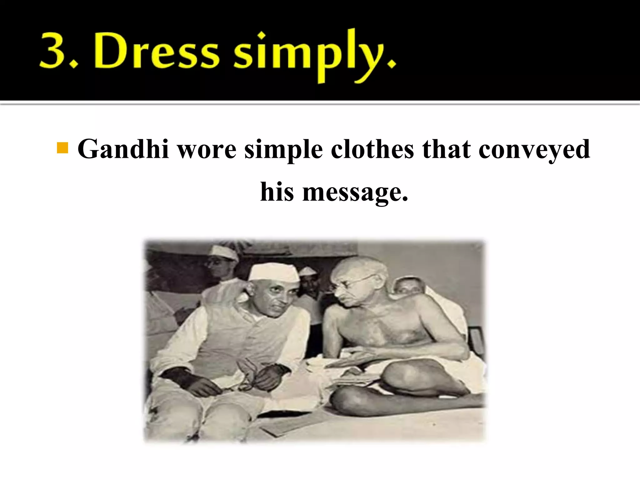 Mahatma gandhi His lIfe , Lessons | PPT