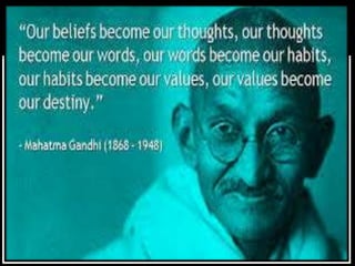 Mahatma gandhi His lIfe , Lessons | PPT