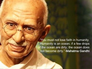 Mahatma gandhi presentation | PDF