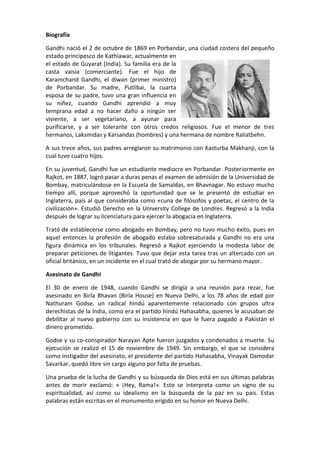 Mahatma gandhi | DOCX