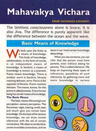 Maha Vaakya Vichaara | PDF