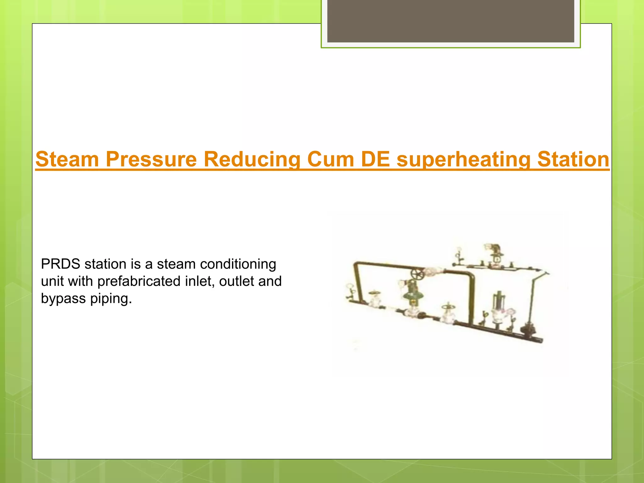 Steam Pressure Reducing Cum Desuperheating Station in Pune - Mahavas ...