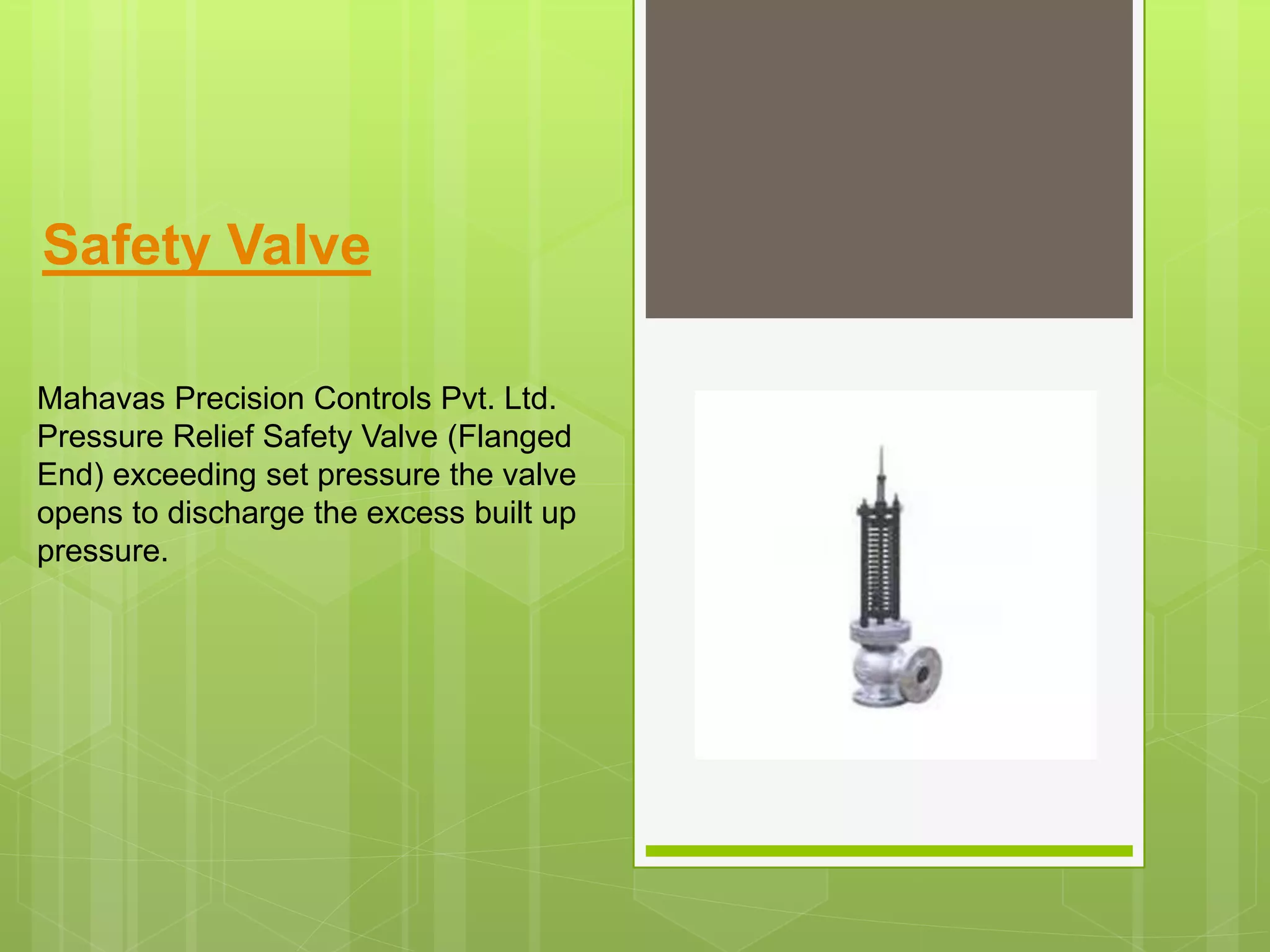 Pressure Reducing Station in Pune - Mahavas Precision Controls Pvt. Ltd ...