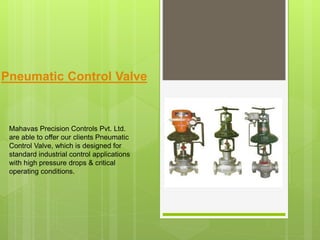 Pressure Reducing Station in Pune - Mahavas Precision Controls Pvt. Ltd ...