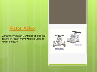 Pressure Reducing Station in Pune - Mahavas Precision Controls Pvt. Ltd ...