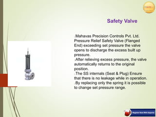 Mahavas precision controls pvt. ltd. | PPTX