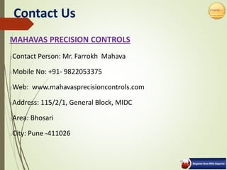 Mahavas precision controls pvt. ltd. | PPTX