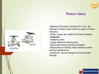 Mahavas precision controls pvt. ltd. | PPTX