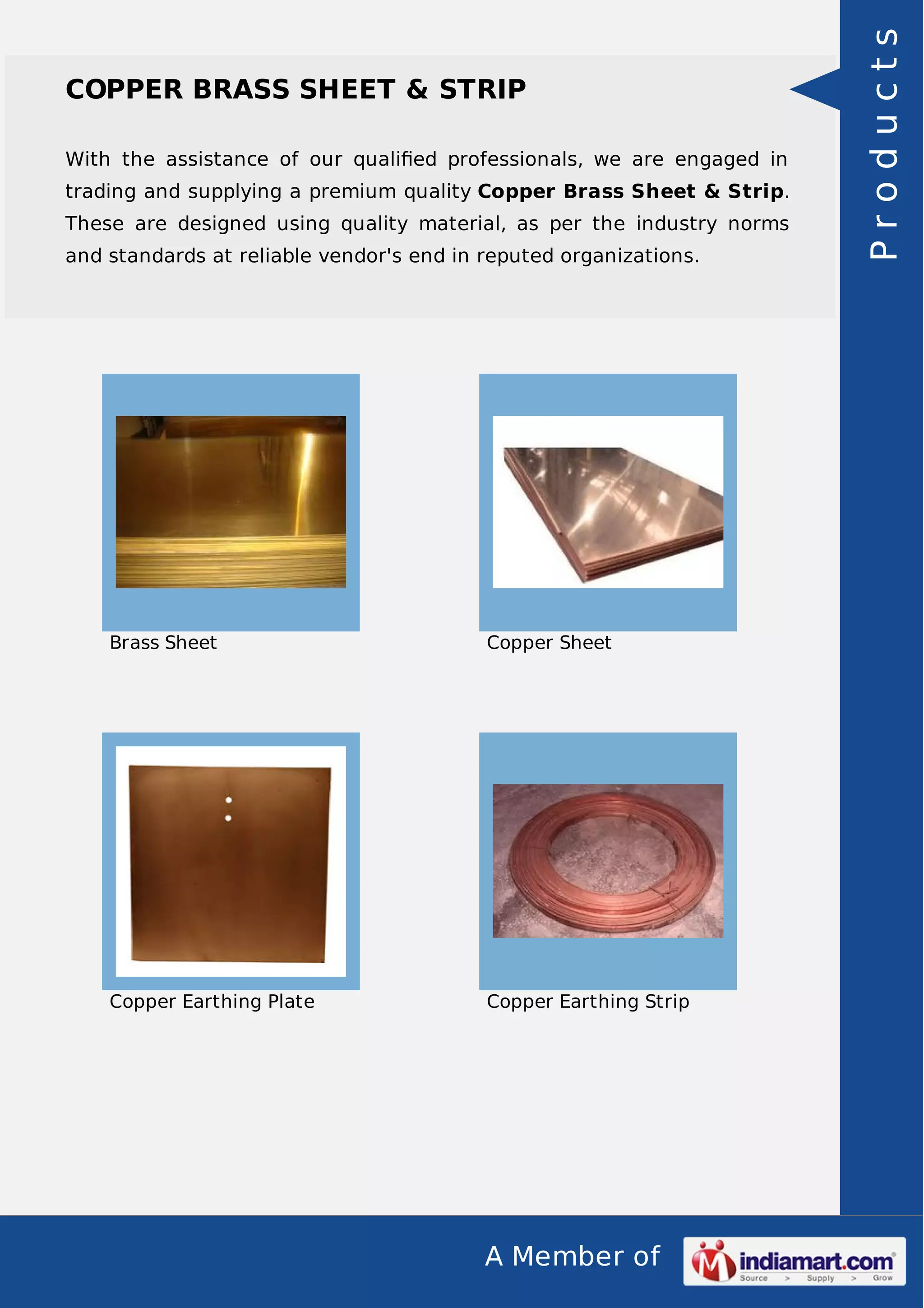Mahavir Metal Corporation, Mumbai, Copper Brass Sheet & Strip | PDF