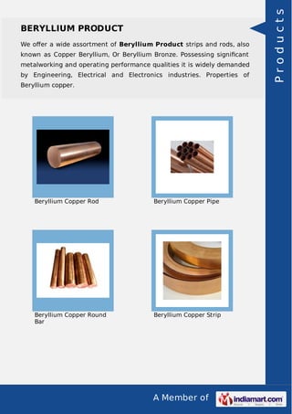 Mahavir Metal Corporation, Mumbai, Copper Brass Sheet & Strip | PDF