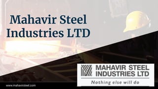 Mahavir Steel Industries Pune, MS Flat Manufacturers | PDF ...