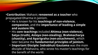 MAHAVIR SWAMI PPT. information about Jainism | PPTX
