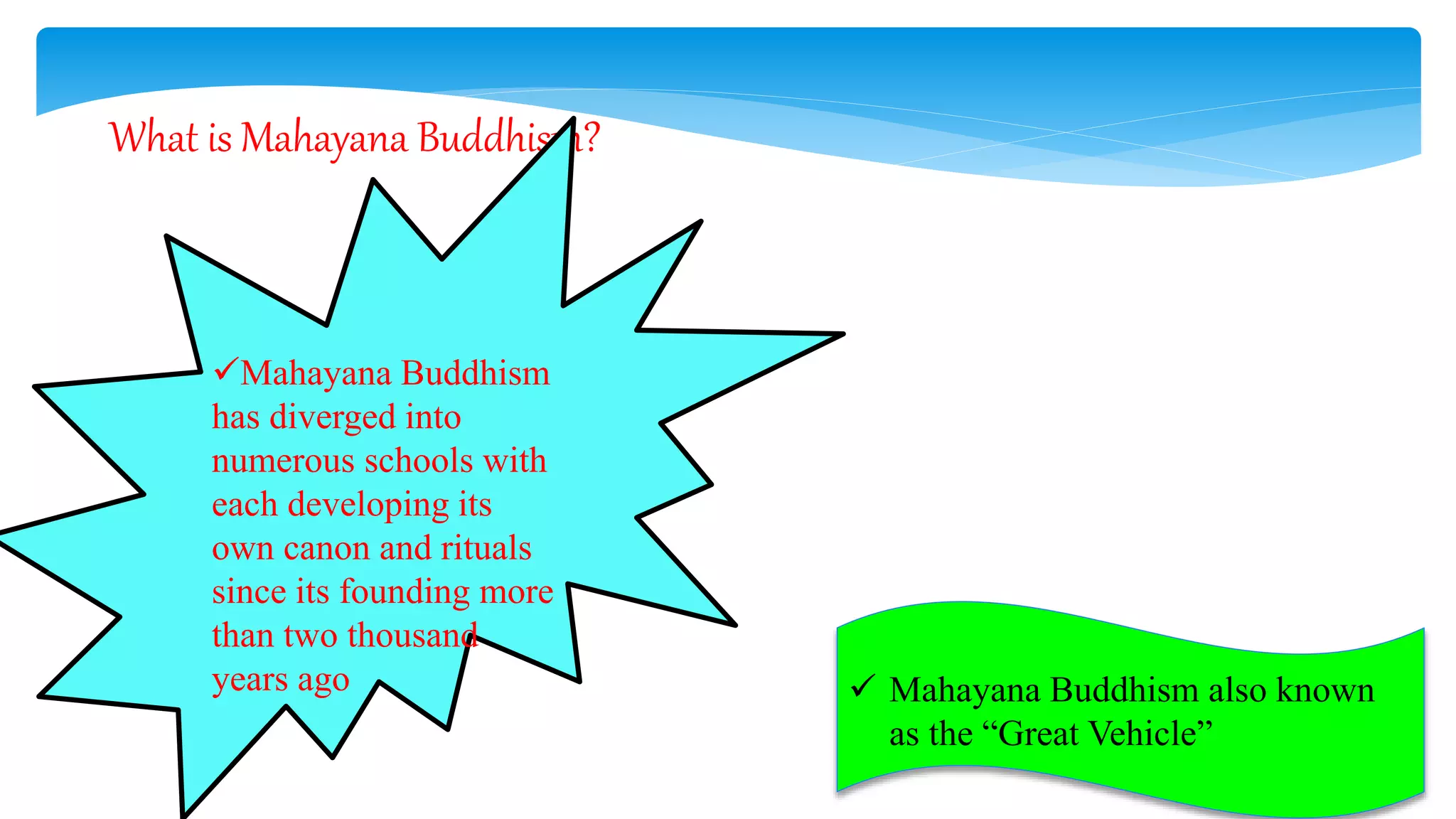 Mahayana buddhism | PPTX