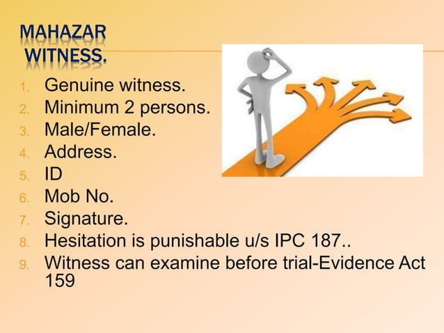 How to Prepare a MAHAZAR- Revenue department | PPTX | Law