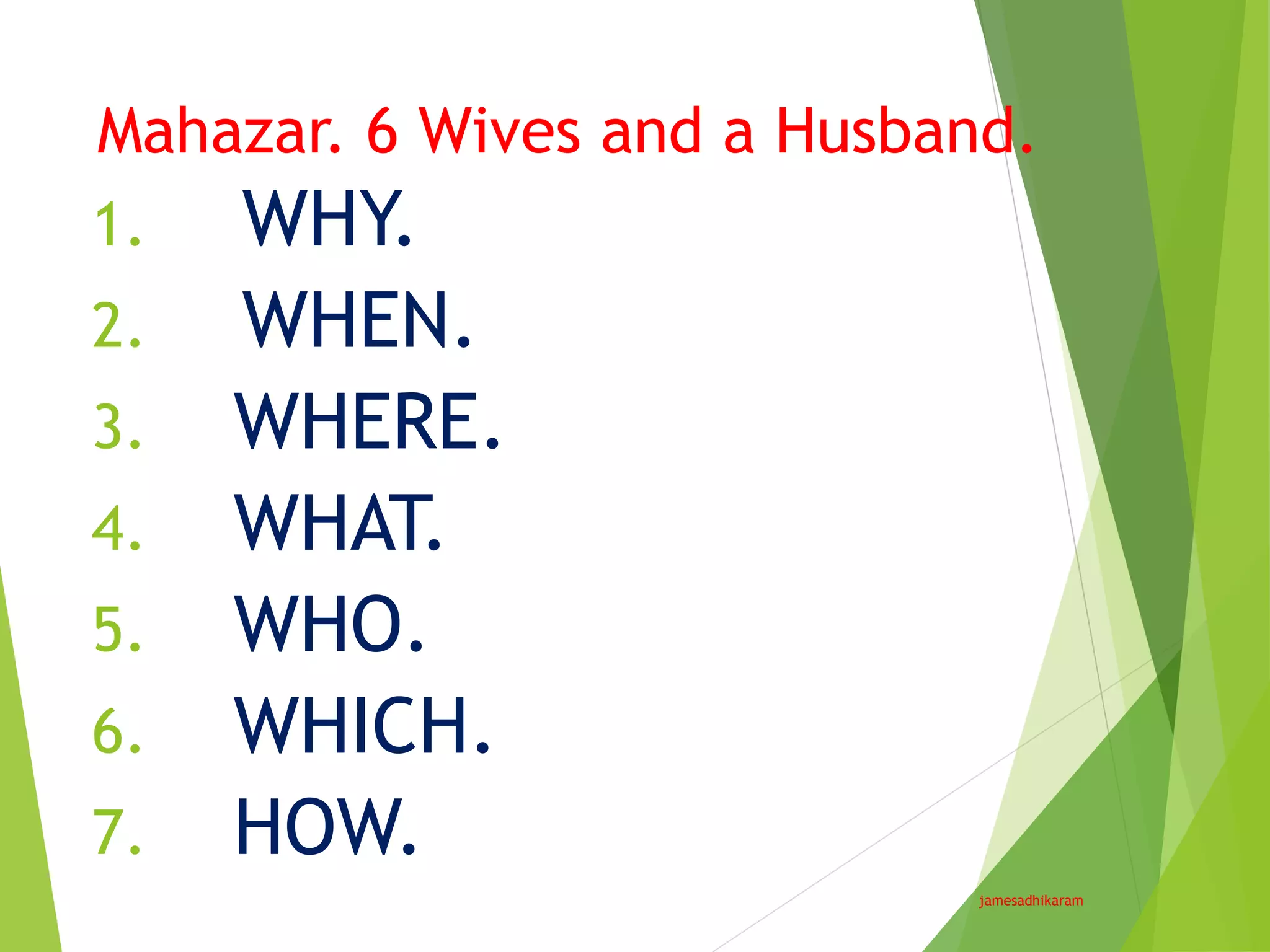 Mahazar Joseph T J | PPTX