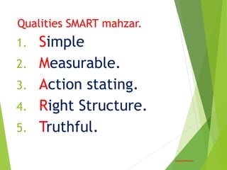 Mahazar RIPE PPT James Joseph adhikaram | PPTX