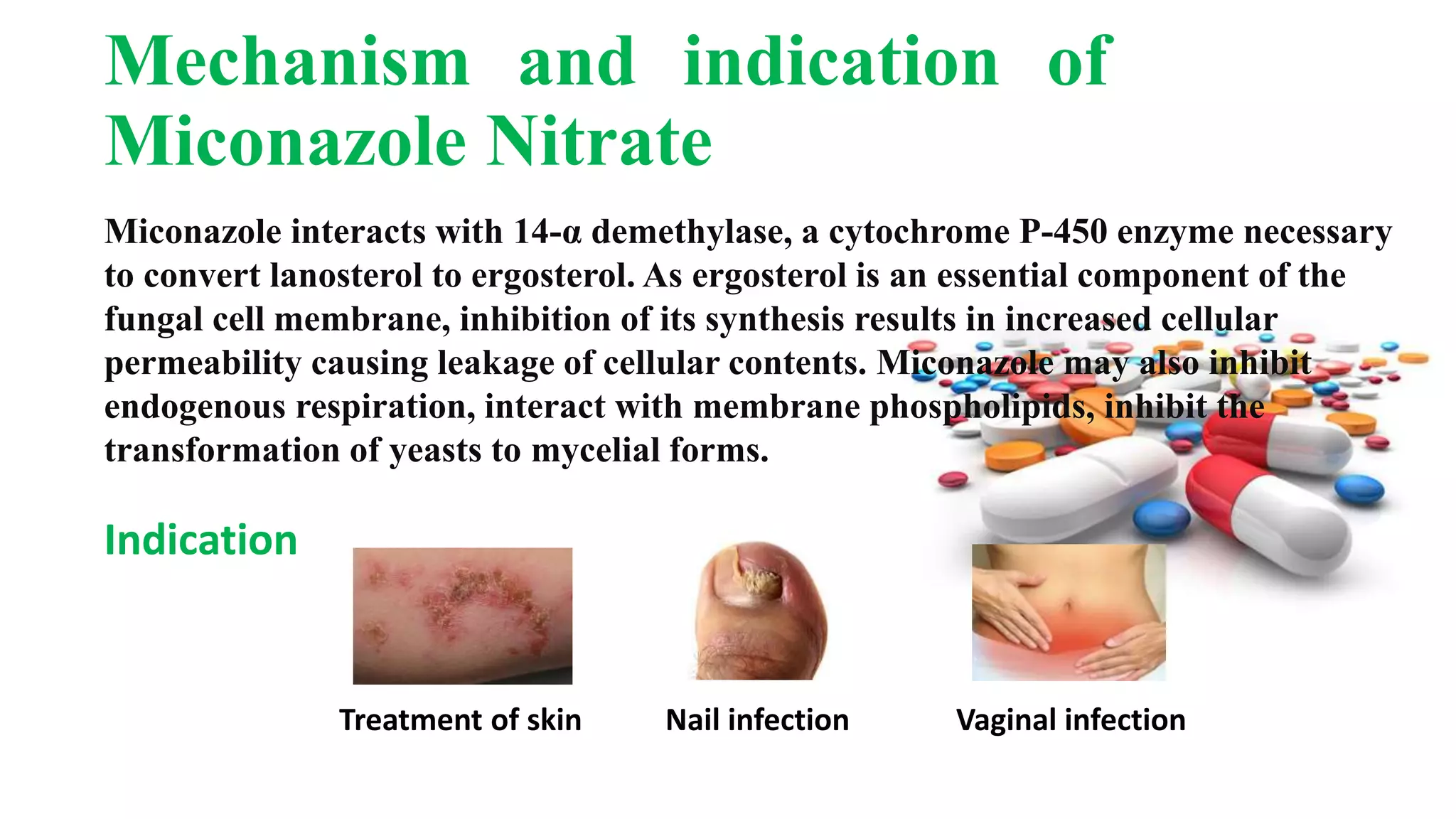 advanced drug delivery system of miconazole nitrate | PPTX