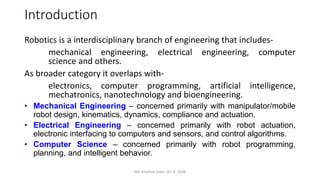 Introduction to Robotics and Future of Robotics in perspective of Bangladesh | PPTX