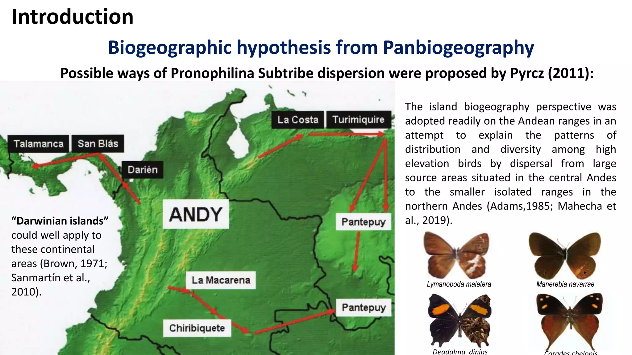 Island biogeography in continental areas: inferring dispersal based on ...