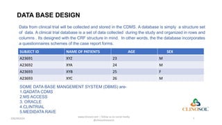Database Creation in Clinical Trials: The AI Advantage | PPTX