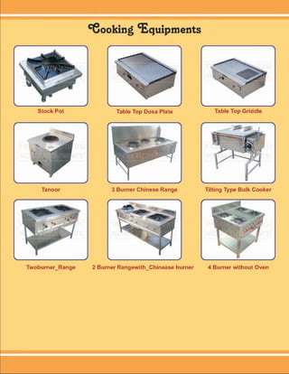 Freeze Solutions, Hyderabad, Commercial Hotel Kitchen Equipments | PDF ...