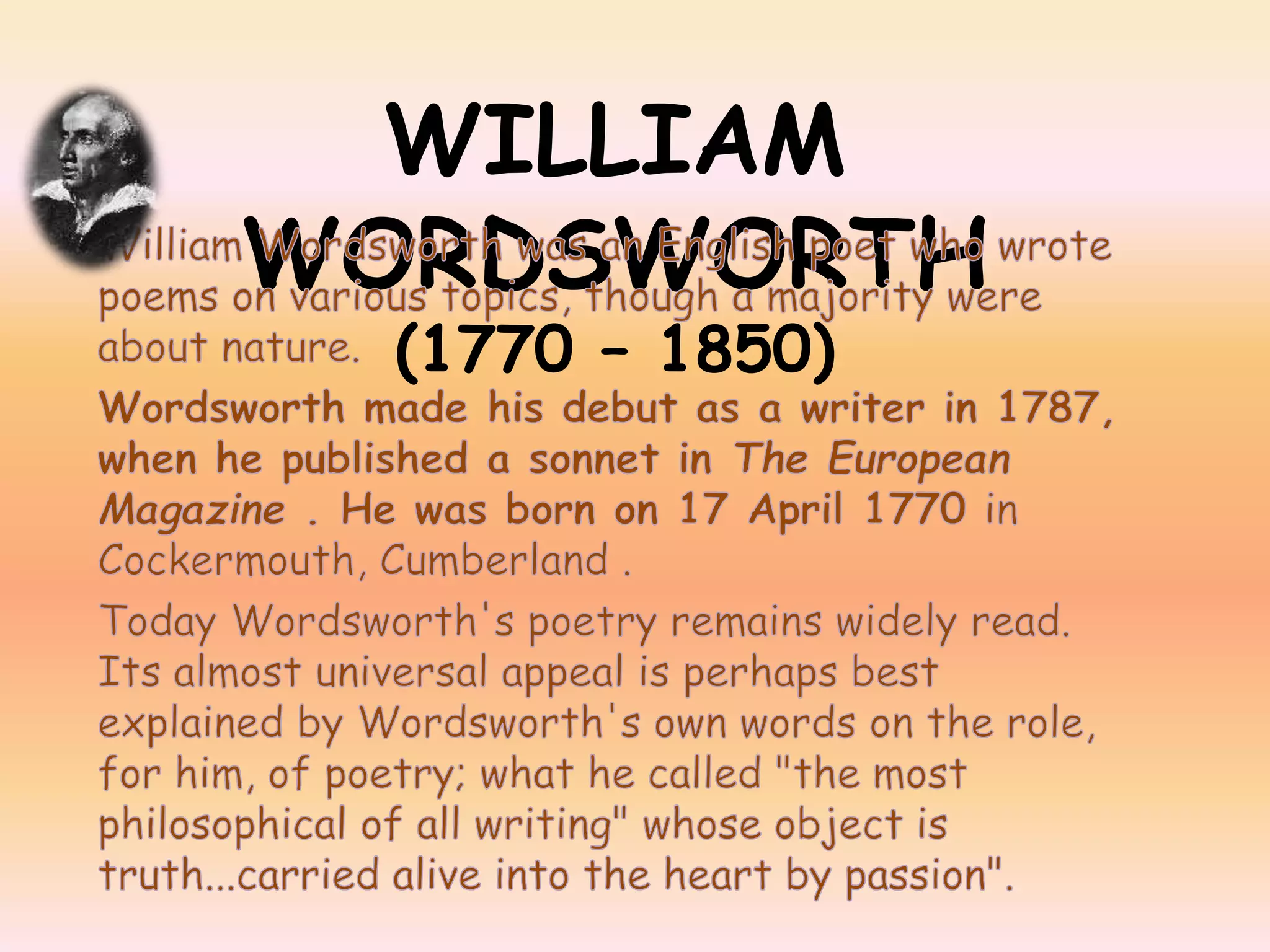 the solitary reaper | PPTX