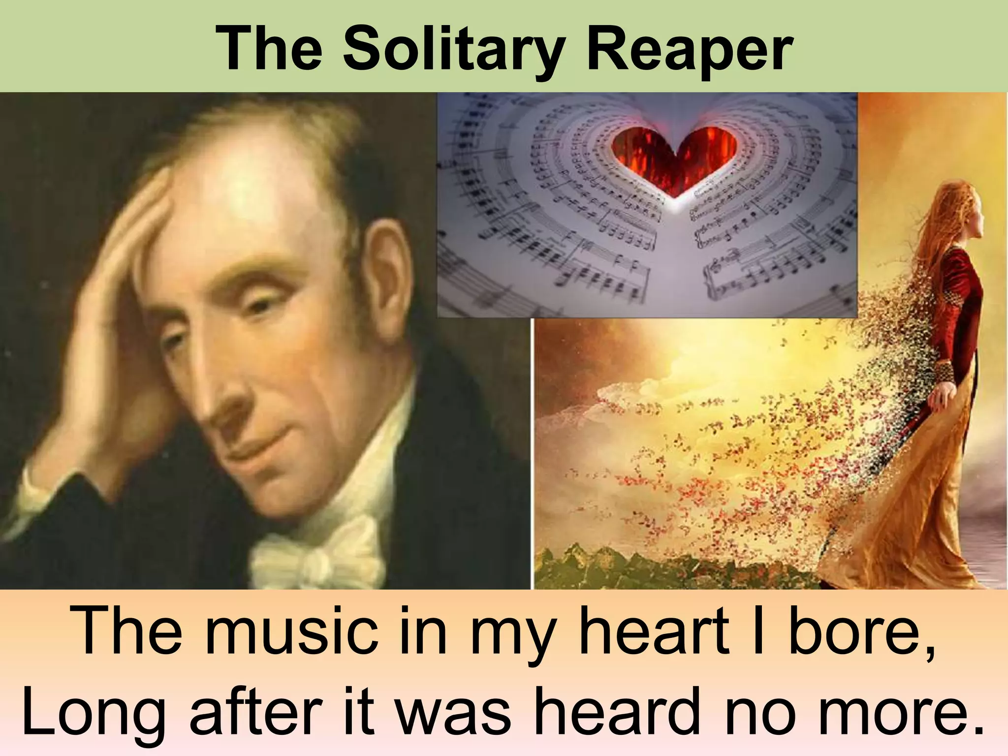 the solitary reaper | PPTX
