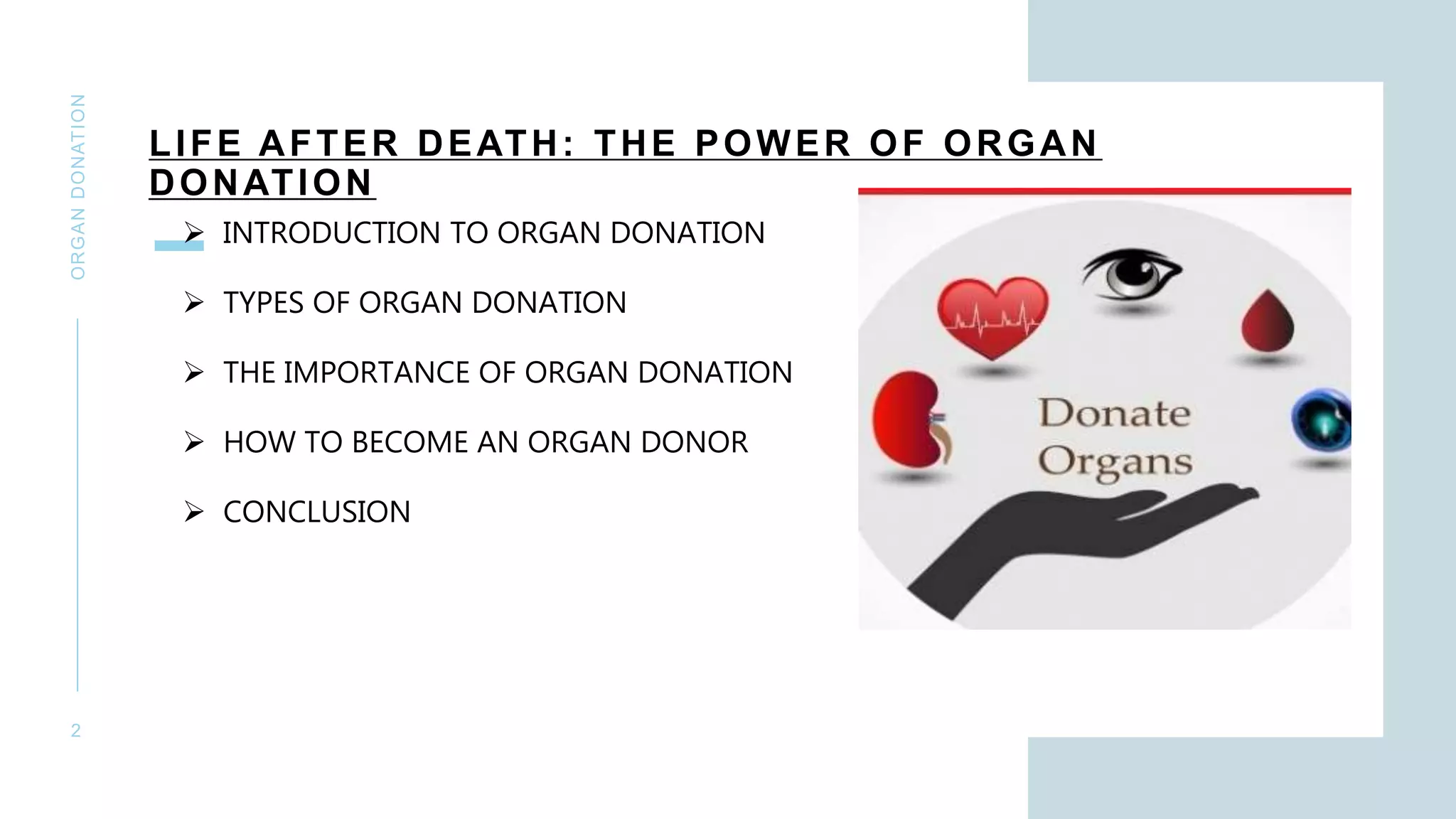 Organ donation pptx | PPTX
