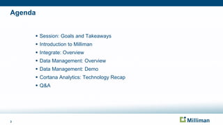 Cortana Analytics Workshop: Milliman Integrate for Cortana Analytics | PDF