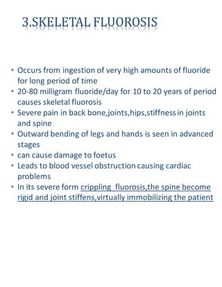 fluoride toxicity | DOCX