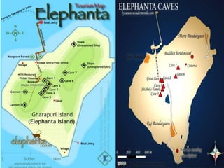 Elephanta Caves Map