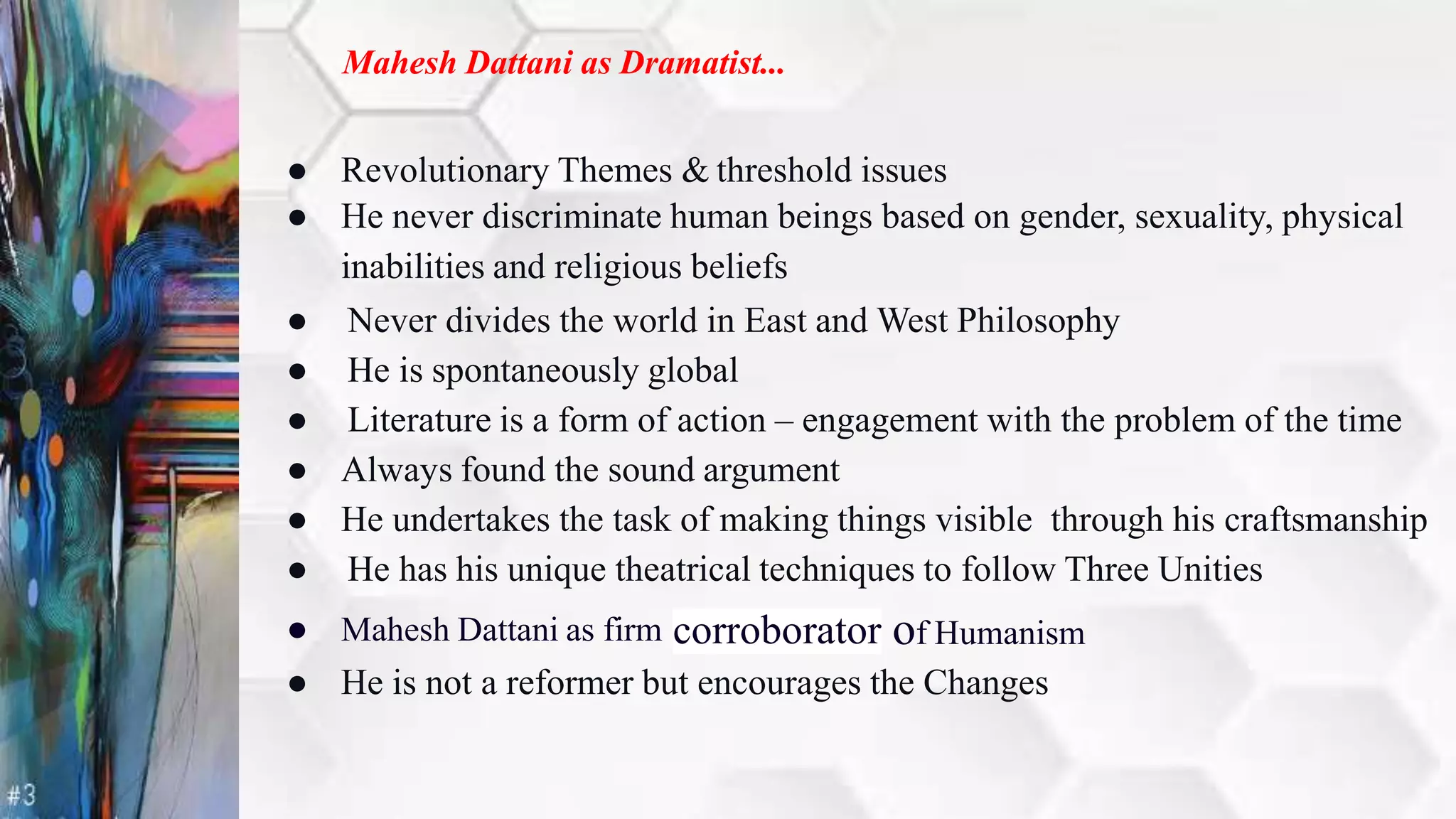 mahesh dattani intro.pptx