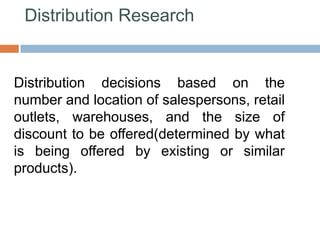 Mahesh distribution research | PPT