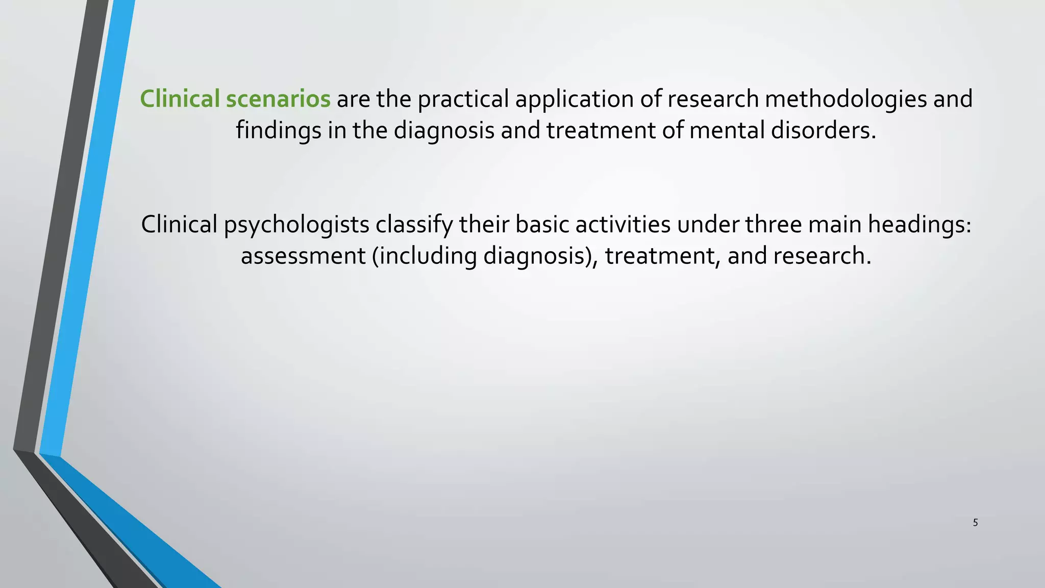 clinical scenarios | PPT