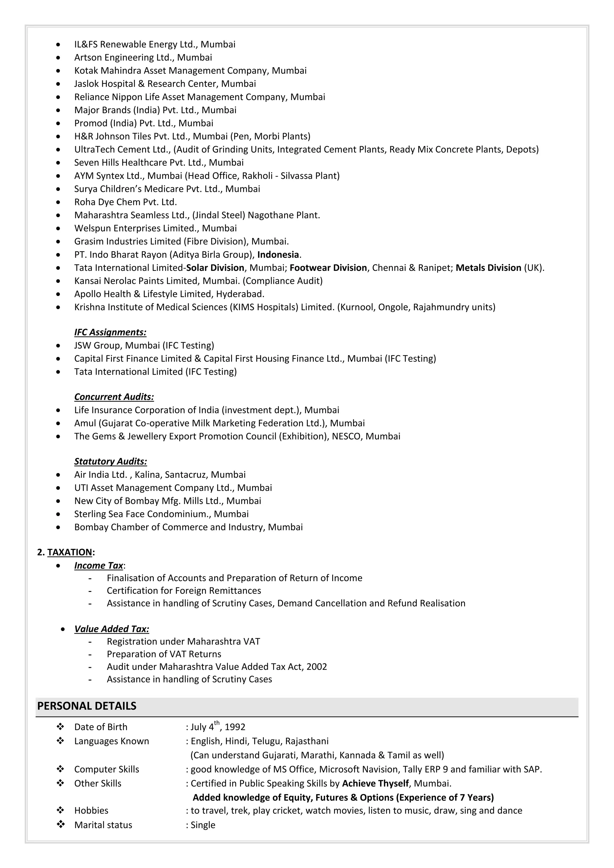 Mahesh Jain's Resume | PDF