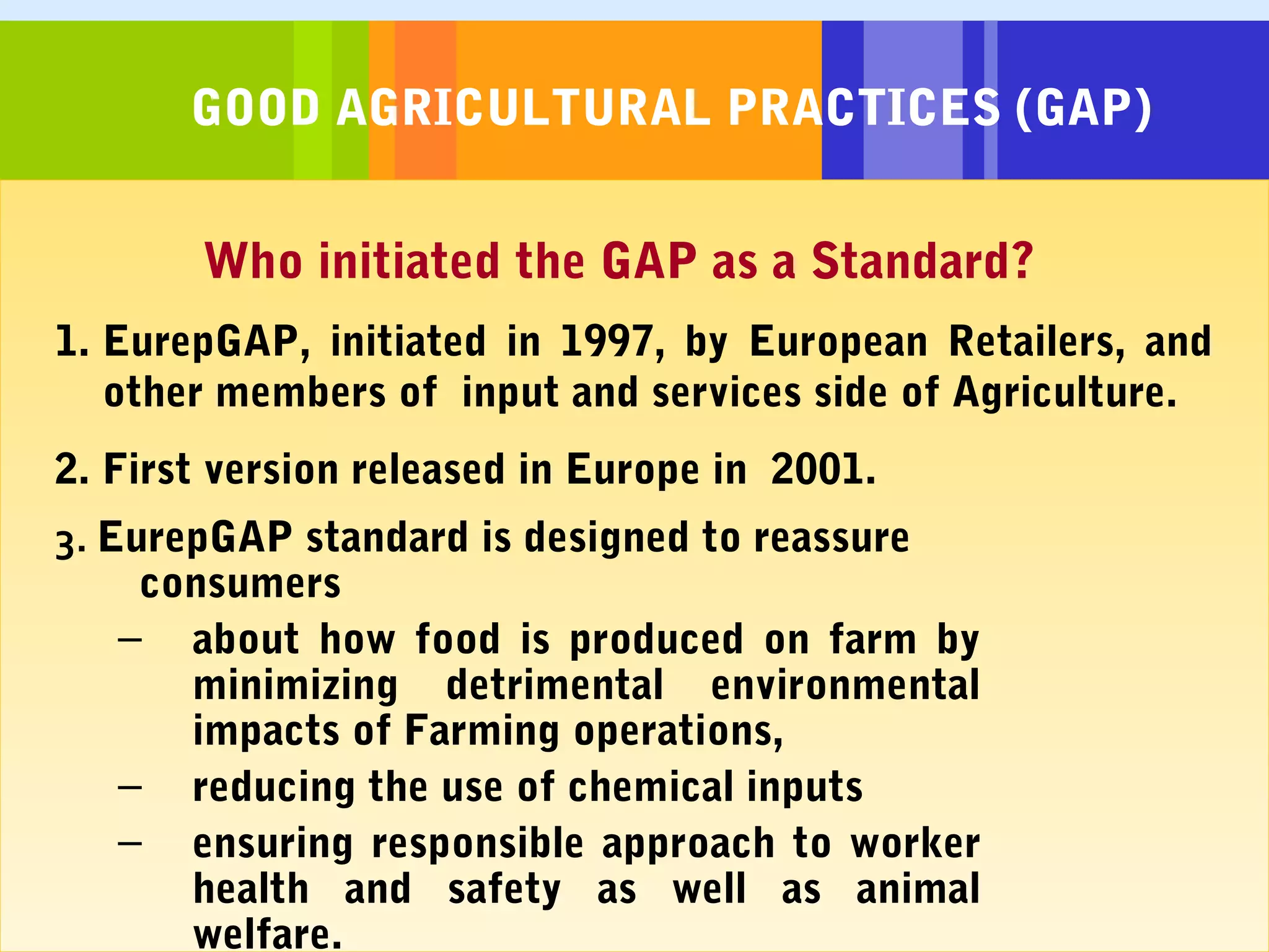 Good Agriculture Practices | PPT