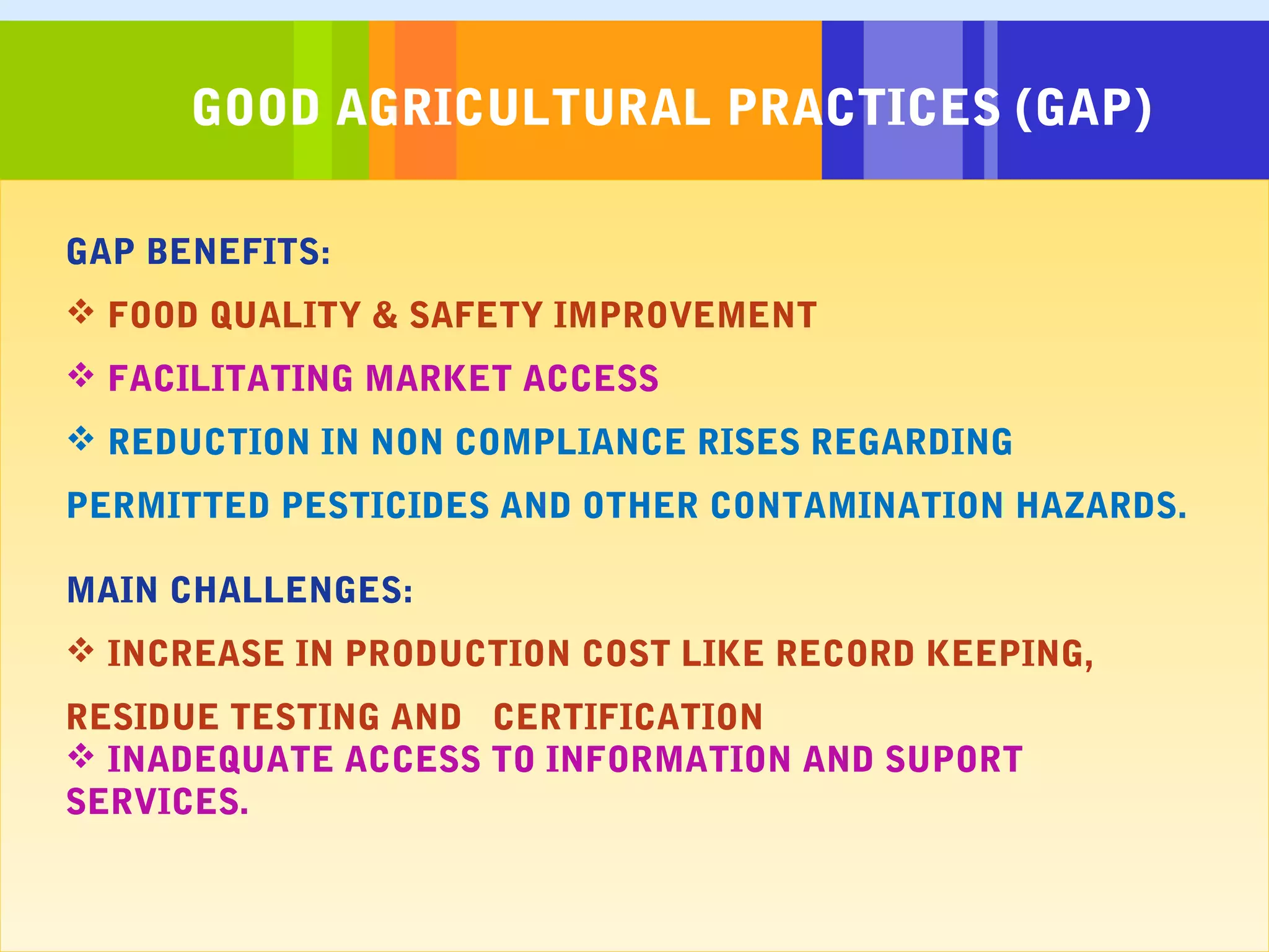 Good Agriculture Practices | PPT