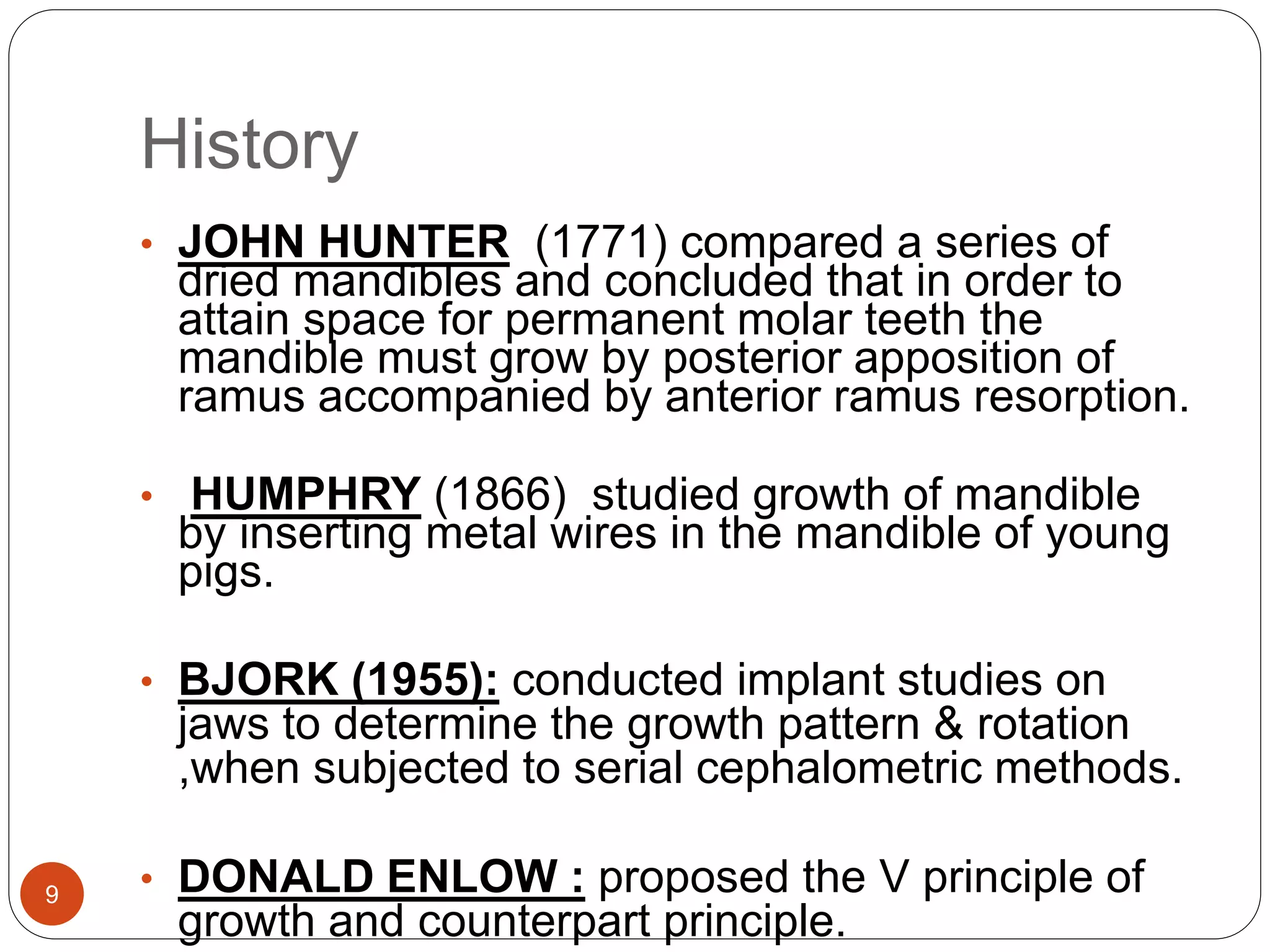 prenatal and post natal growth of mandible | PPTX