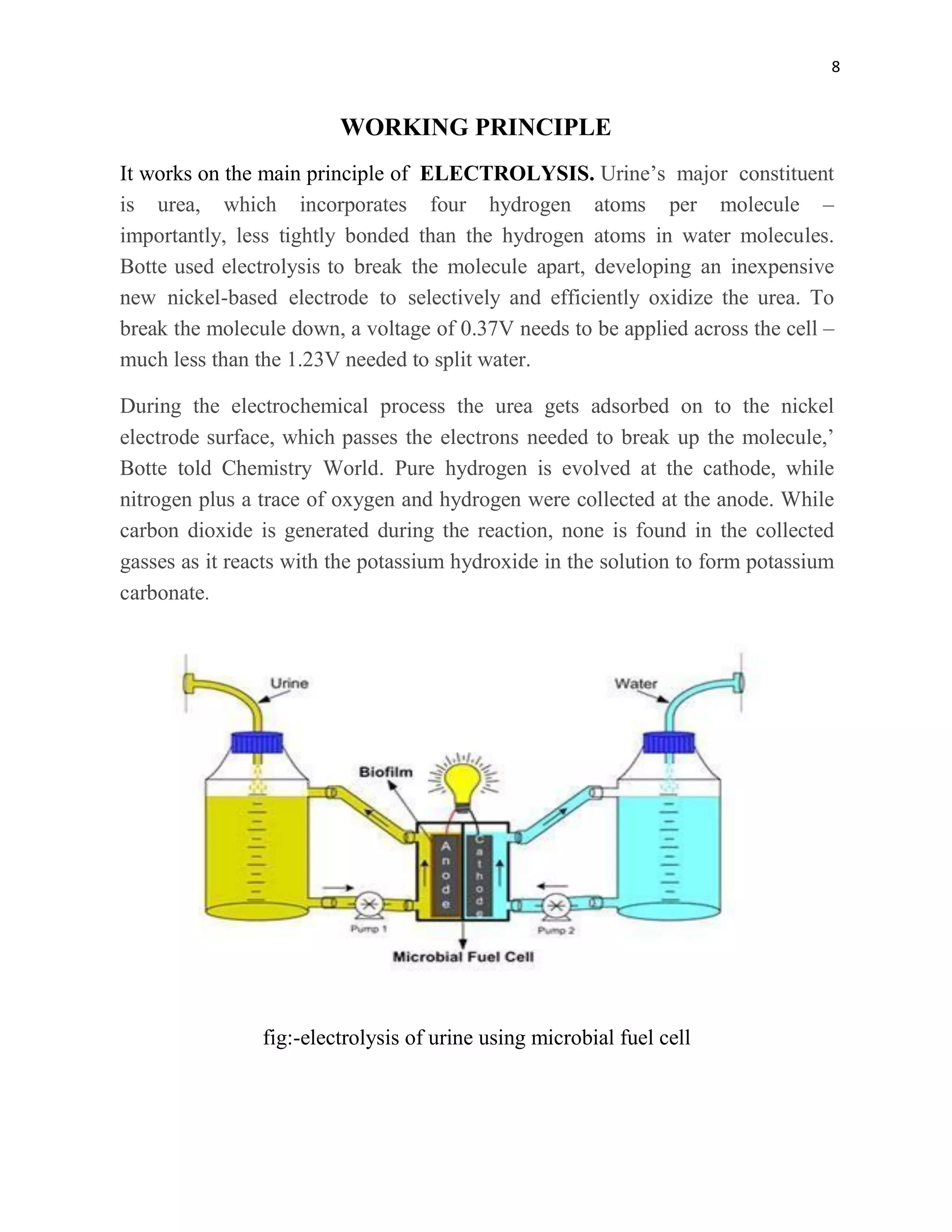 power generated from URINE SEMINAR REPORT | PDF