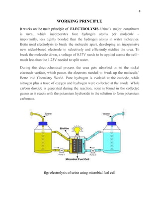 power generated from URINE SEMINAR REPORT | PDF