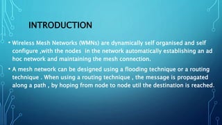 wireless mesh netowrk Seminar.pptx