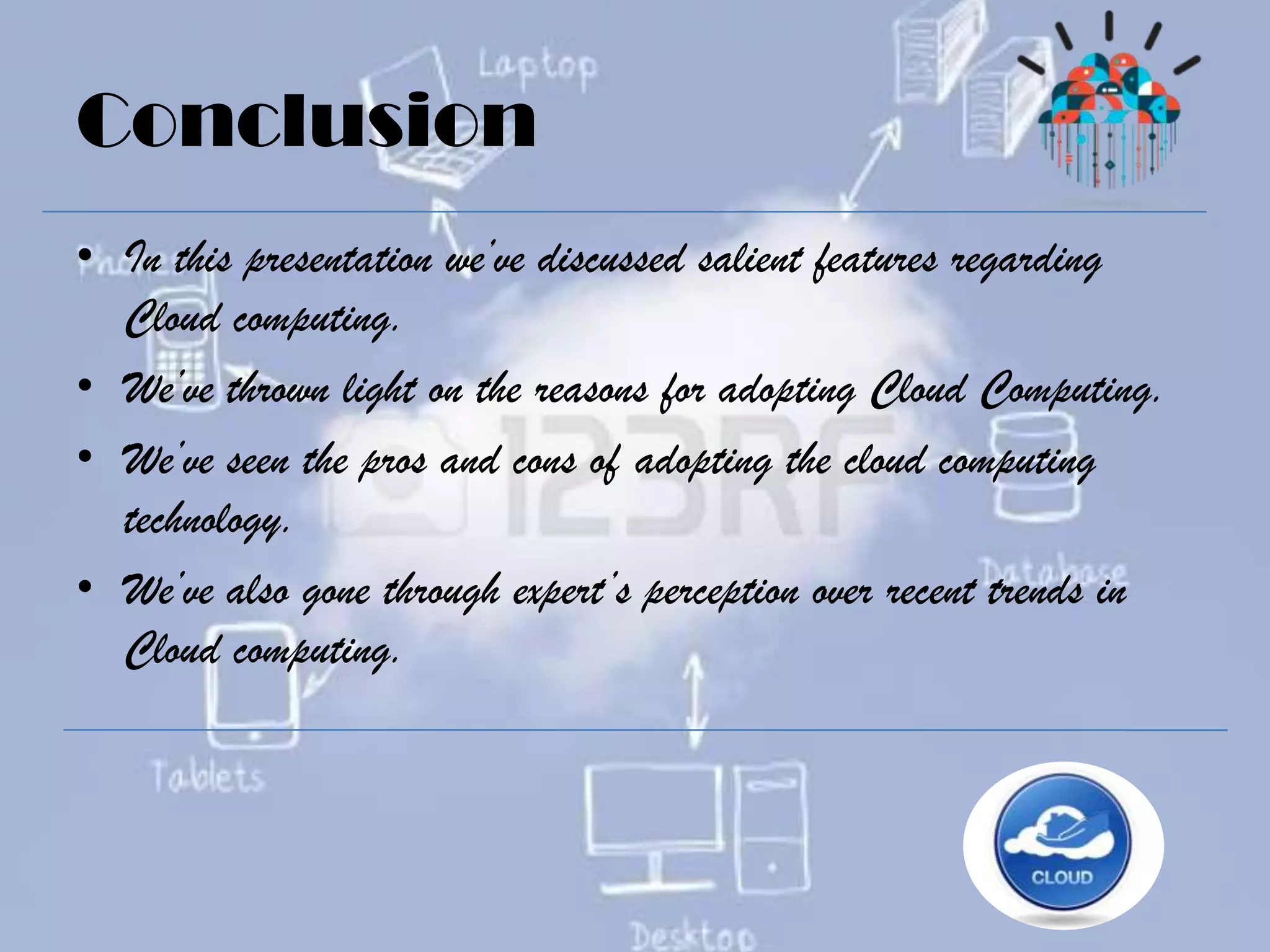 Cloud Computing for college presenation project. | PPTX