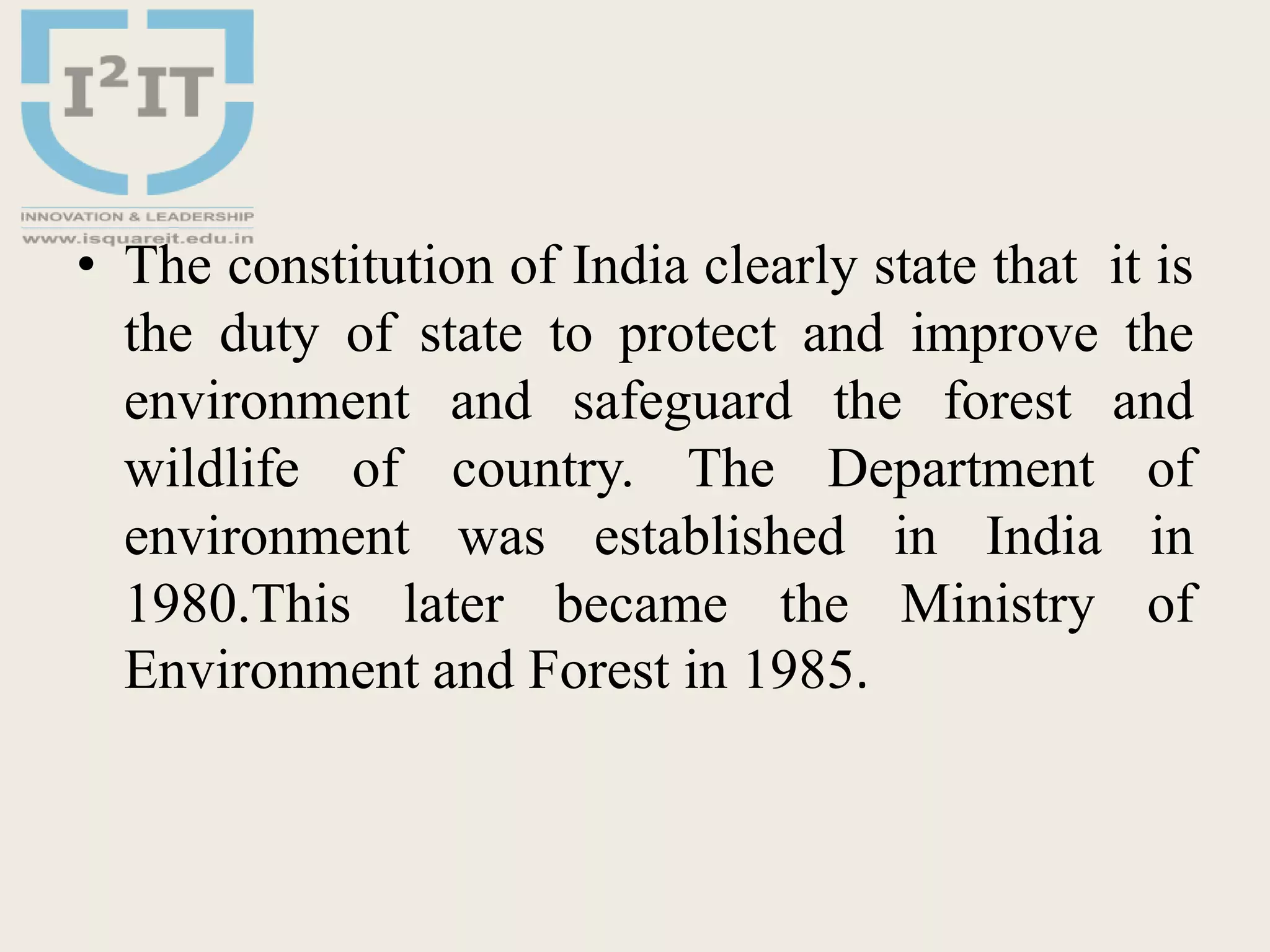 The Environment Protection Act | PPT