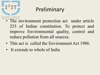 The Environment Protection Act | PPT